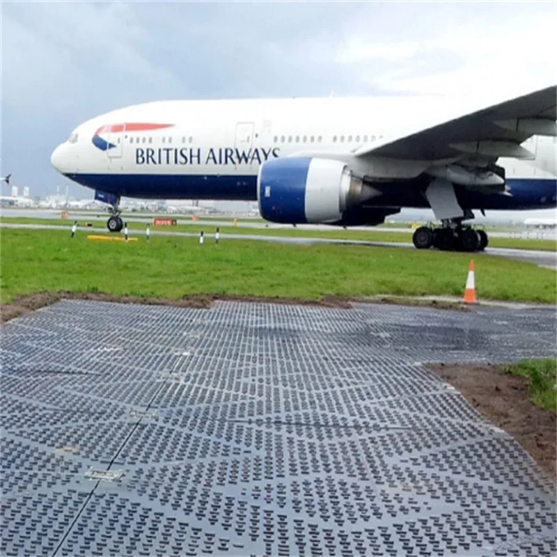 Interlocking Thick Hdpe Plastic Excavator Trackway 4x8 Ft Ground ...