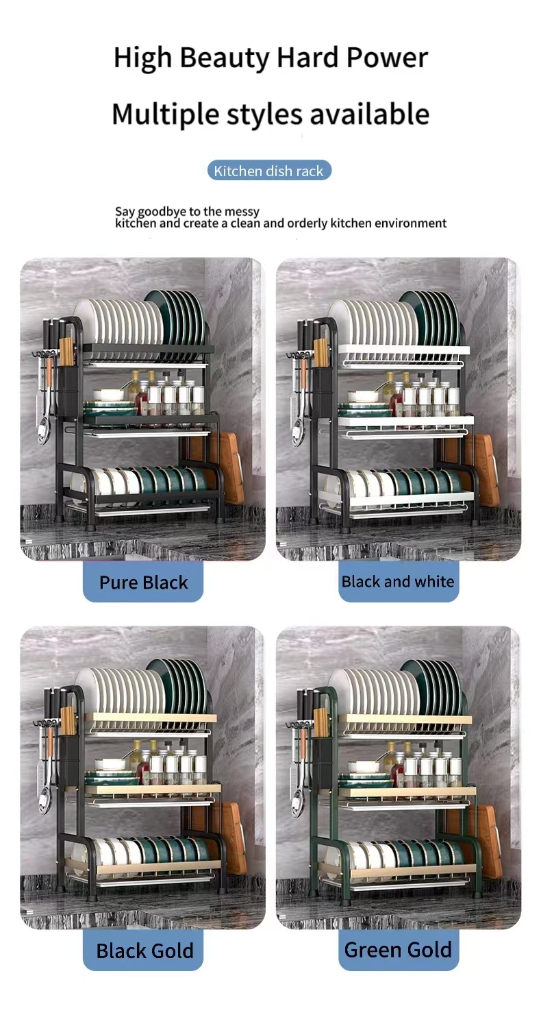 Custom Kitchen Storage Rack Metal Stainless Steel Multifunctional ...