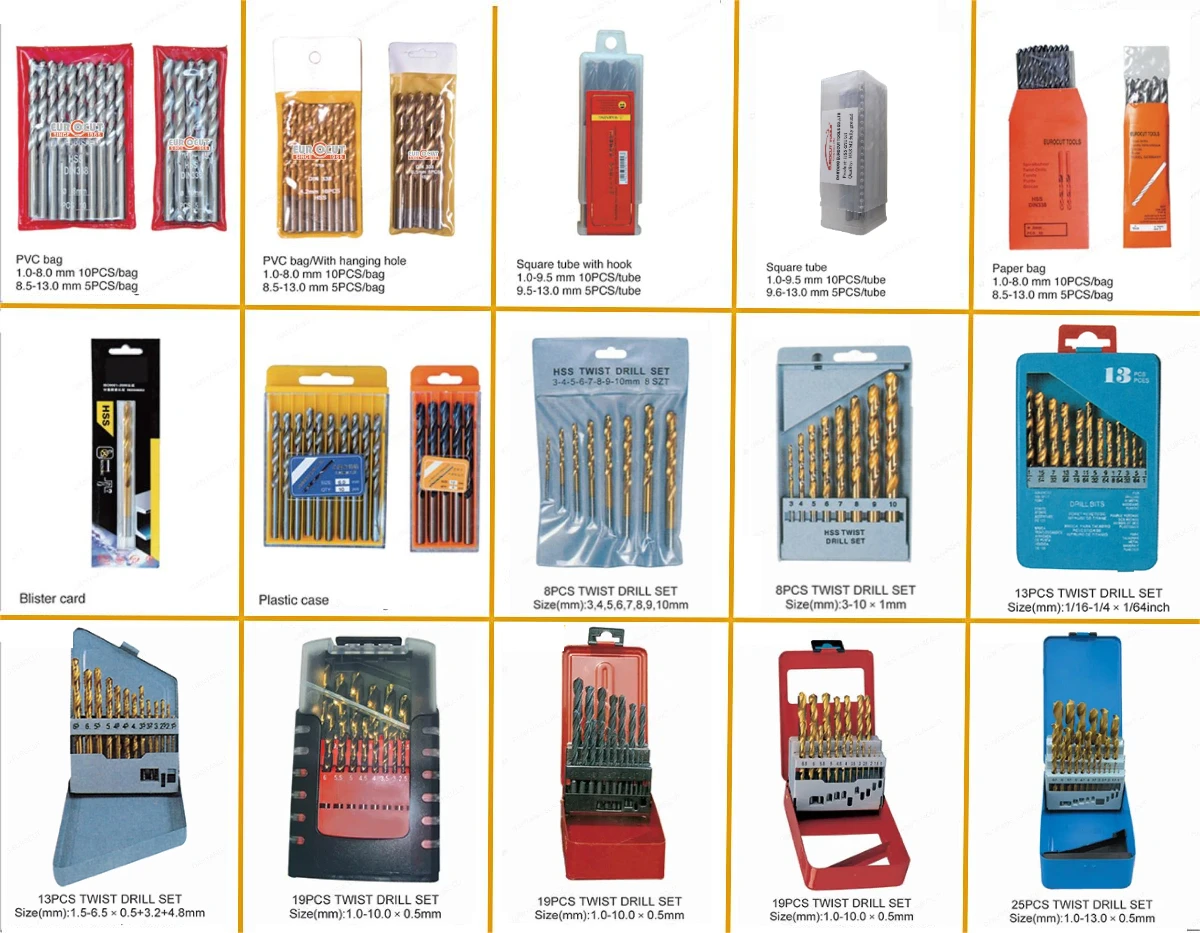 Eurocut 65mm Ph2 Cross Bits Set Double Head Magnetic Screwdriver Drill ...