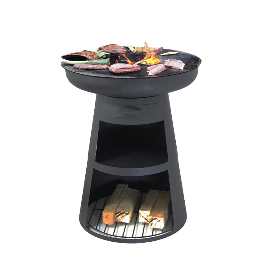Brasero Charcoal Outdoor Stainless Steel Bbq Grill Barbecue With Stove ...