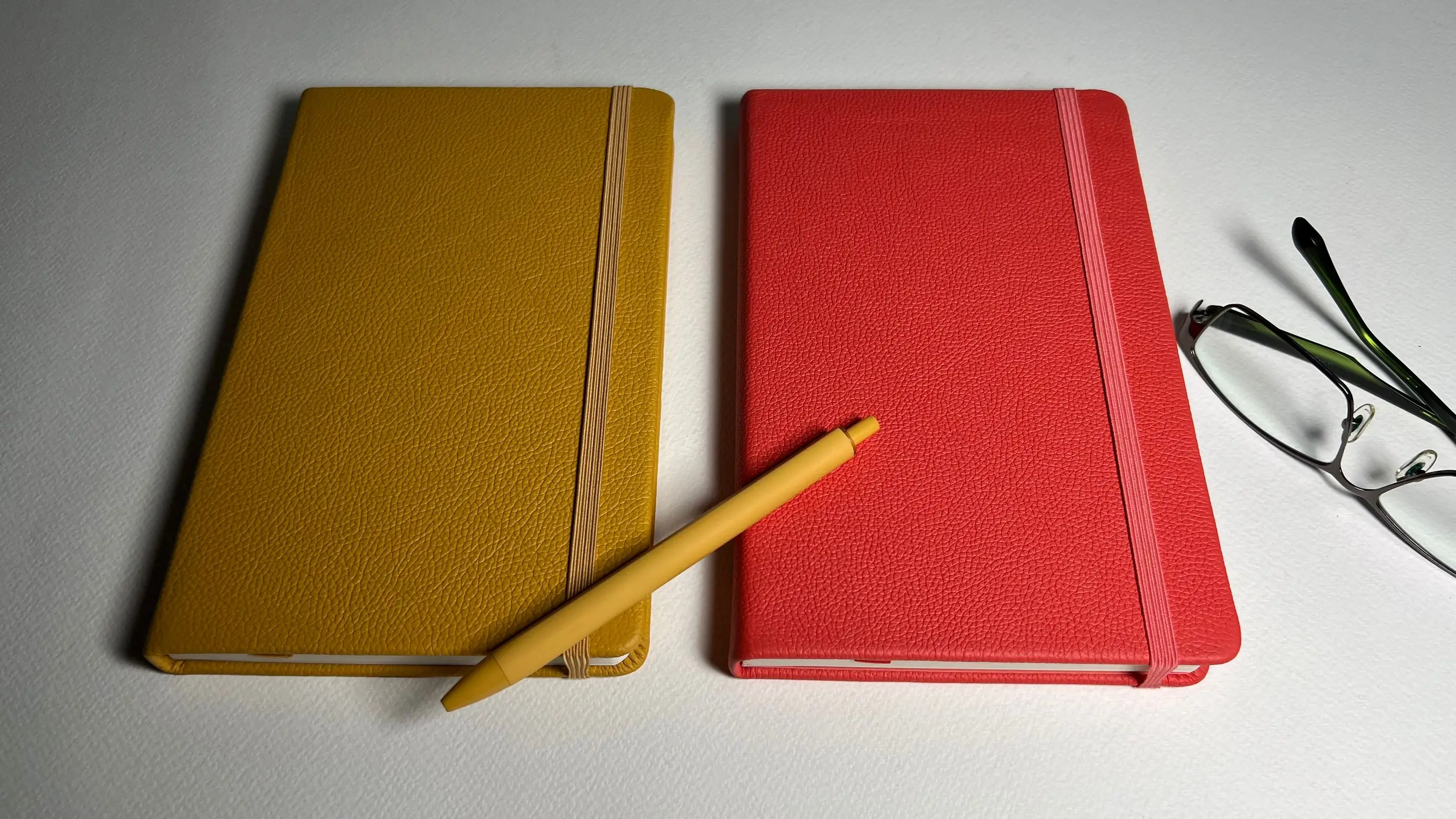 Custom Brand Logo Diary Notepad - A5 Size with Elastic Strap