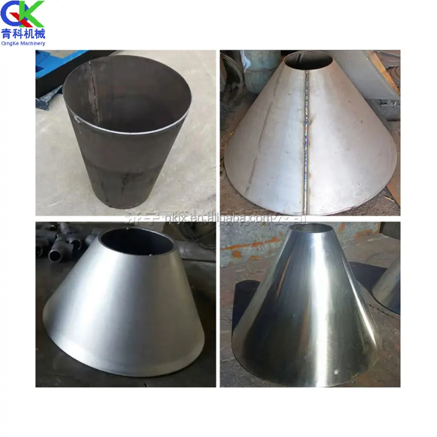 Cone Rolling Plate Rolling Machine Petrochemical Conical Barrel Forming ...