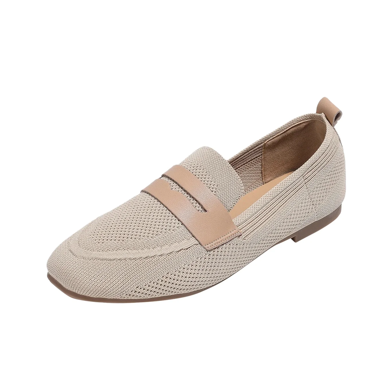 2024 New Women Flat Shoes Slip-on Loafer Flat Causal Ladies Thin Shoes ...