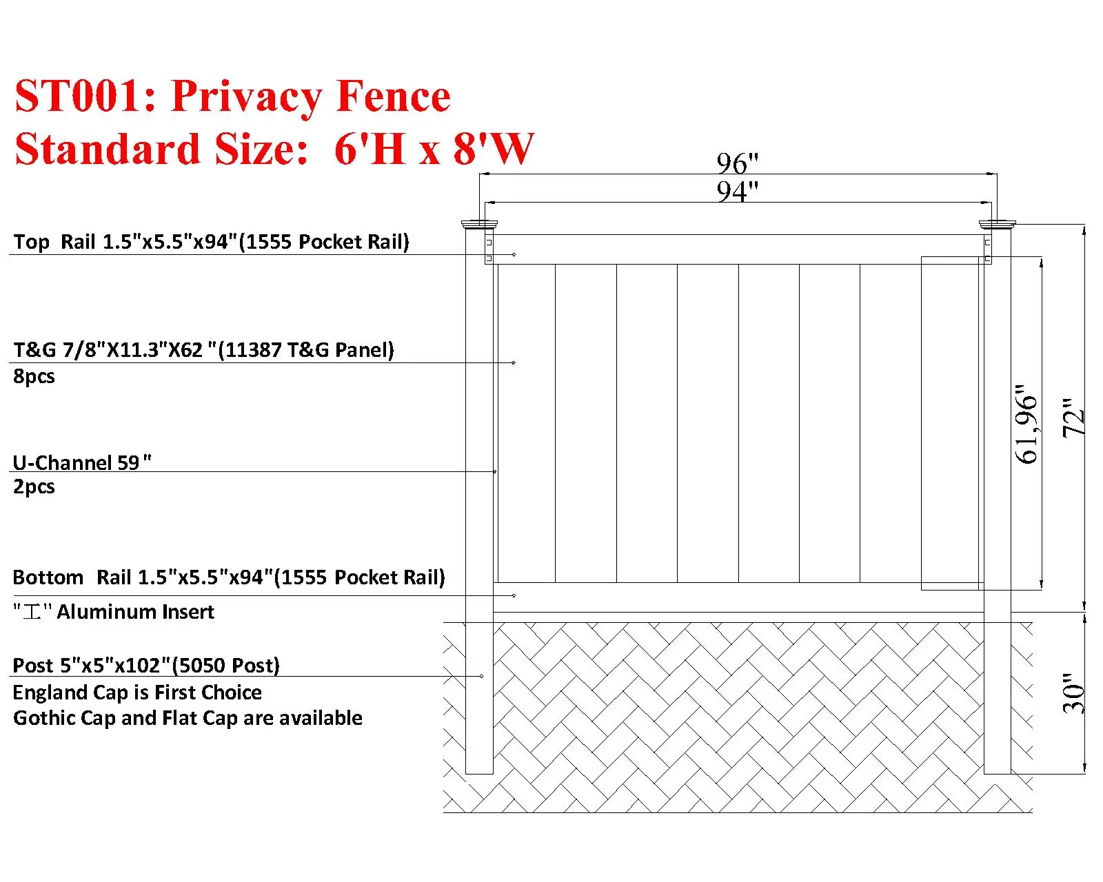 Vinyl Fence Hardware,Vinyl Fence Extruder,Vinyl Fence Double Gate - Buy ...