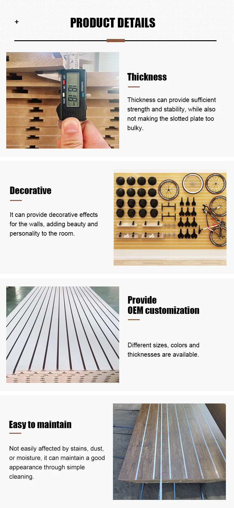 HDF Sheet Melamine MDF Board/Mdf Hdf Board /slotted Mdf for Furniture 2 ...