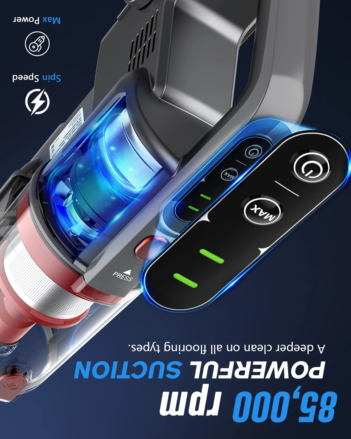 Onson Wet And Dry Carpet Sofa Cleaner Portable Wet Car Care Spot Stain ...