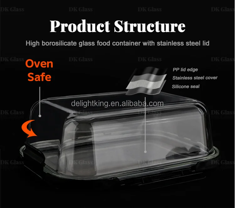 Sslid Glass Food Container - Durable & Freshness Preserving