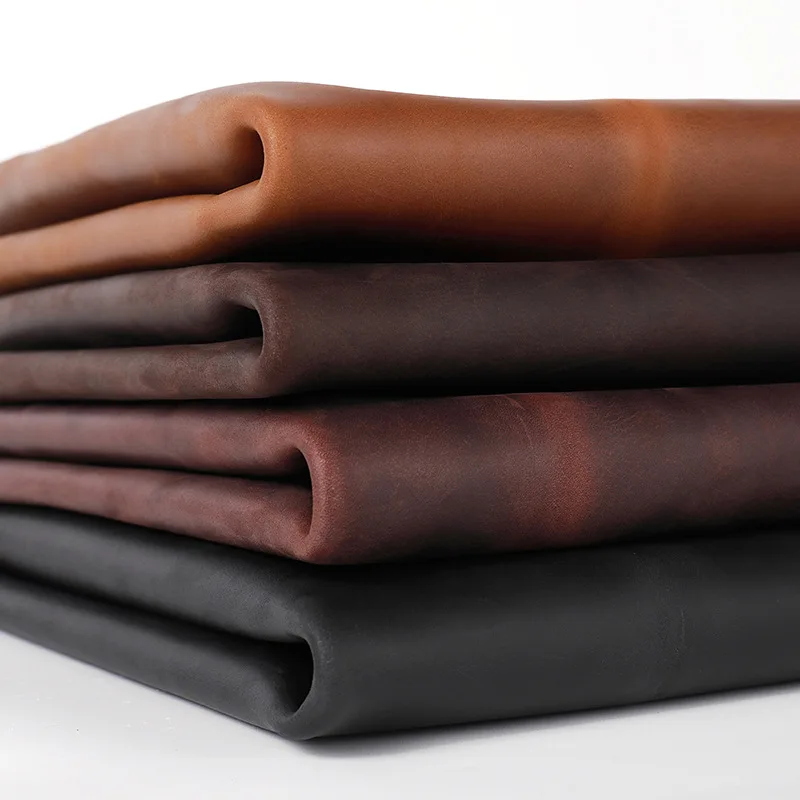 Custom First Layer Genuine Distressed Cowhide Leather