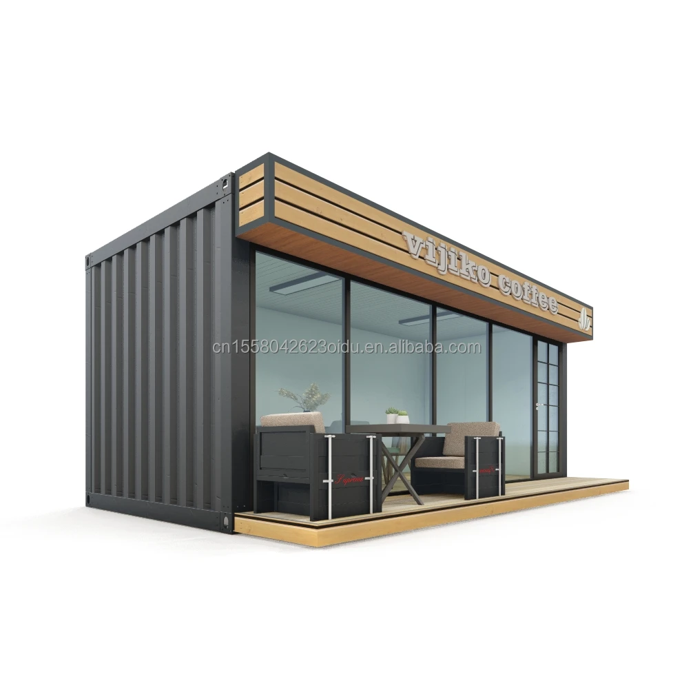 20ft & 10ft Prefabricated Container House - Shop Stall Kiosk