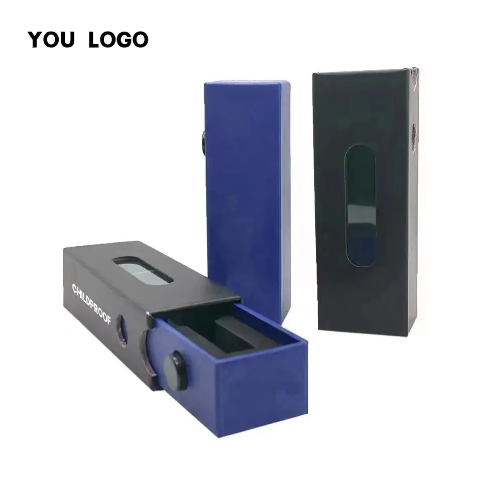 Slide Drawer Box Custom Logo 1ml Packaging for Child Resistant ...