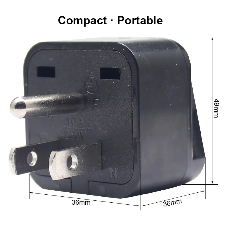 Universal to US Adapter - Reliable Power Plug Converter