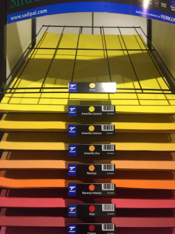 Multilayers Scrapbook Paper Display Rack for Stationery Store