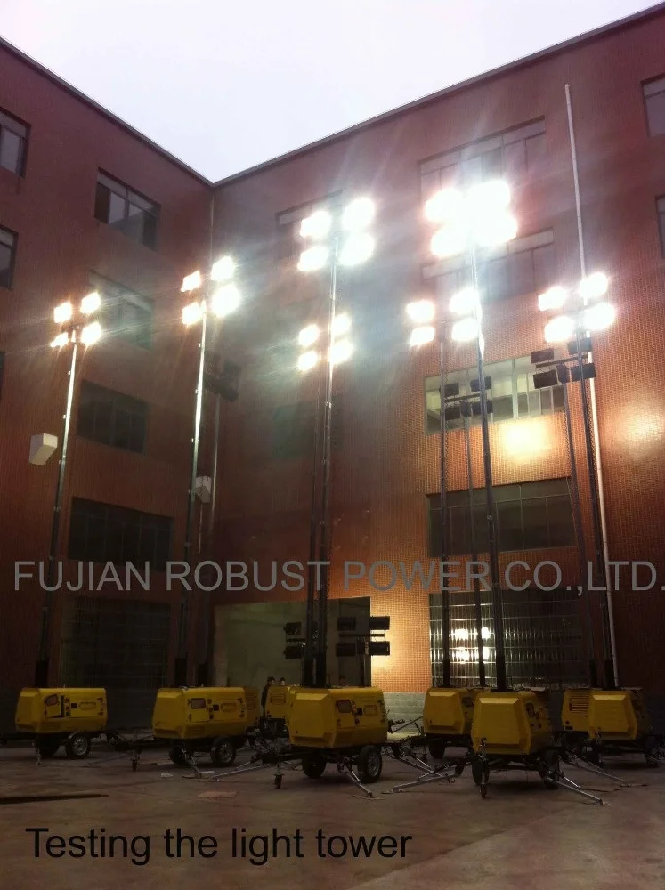 9M Mobile Flood Light Tower - Efficient Lighting Solutions