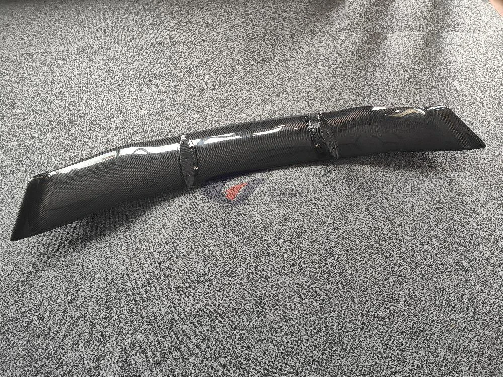 H Style Carbon Fiber Tail Wing Rear Spoiler For 2005-2009 Ferrari F430 ...