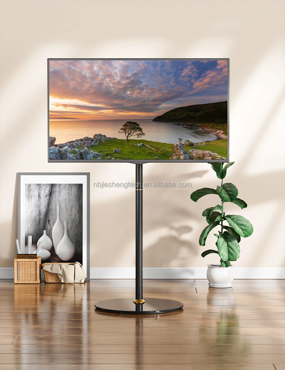 High Quality Studio TV Floor Stand for 32-65inch Flat Curved Heavy Duty ...