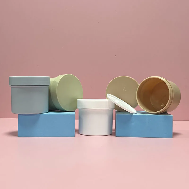 150ml Empty Round Plastic Cream Jars Cup Wide Mouth Bottles 150g Facial ...