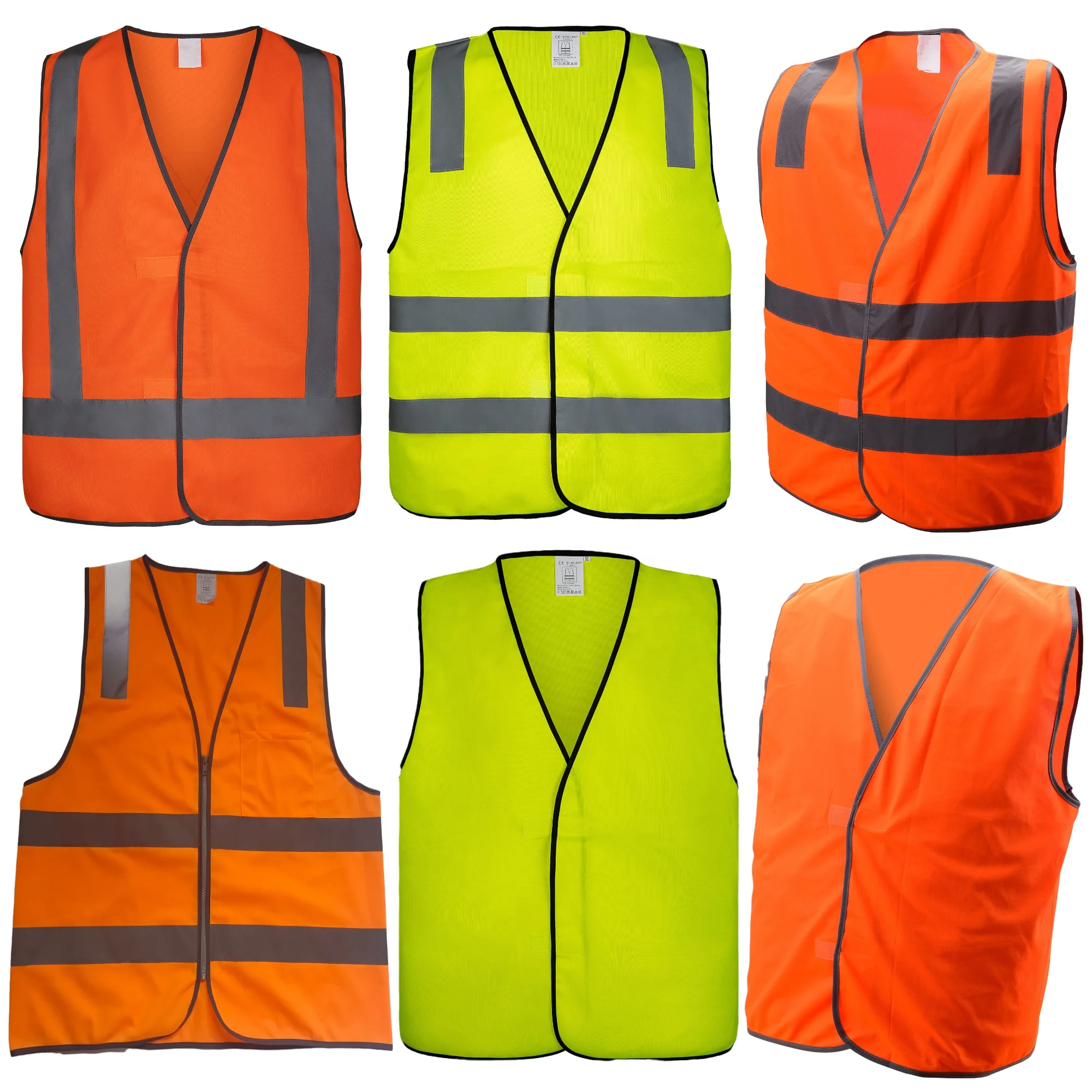 Hi Vis Vest - Reflective Polyester Safety Vest for Australia