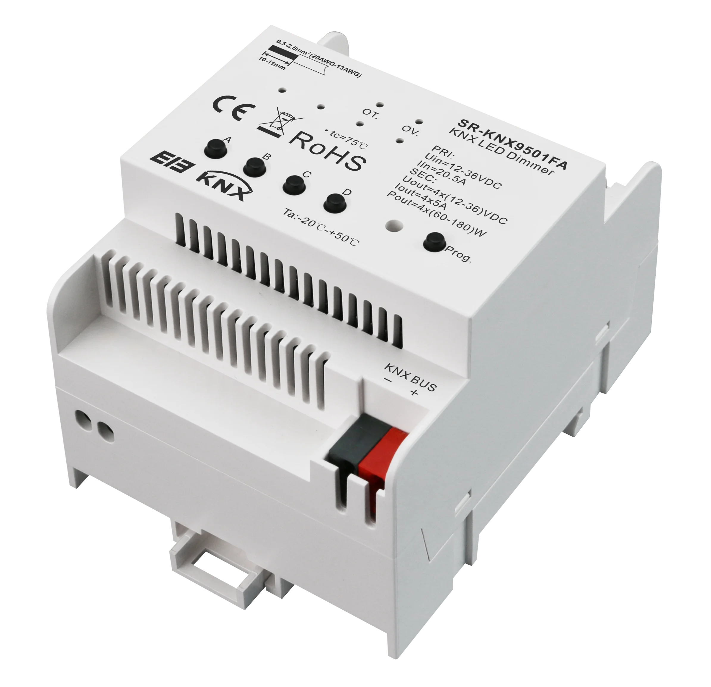 KNX Actuator DC-DC DIN RAIL Installation 64 Scenes DIM EU EIB/KNX ...