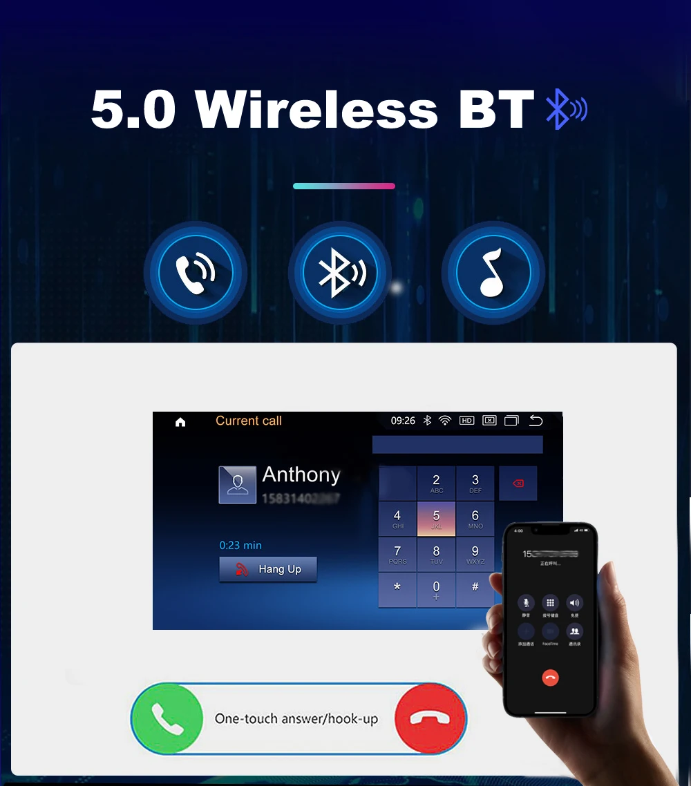 ACARNAVI Android Navigation System for Maserati GT 2007-2017