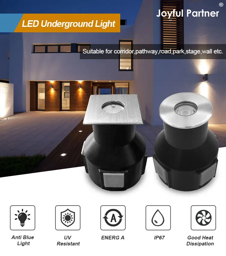 Hot Sales Garden 1W LED Inground Uplight Landscape Light Outdoor IP65