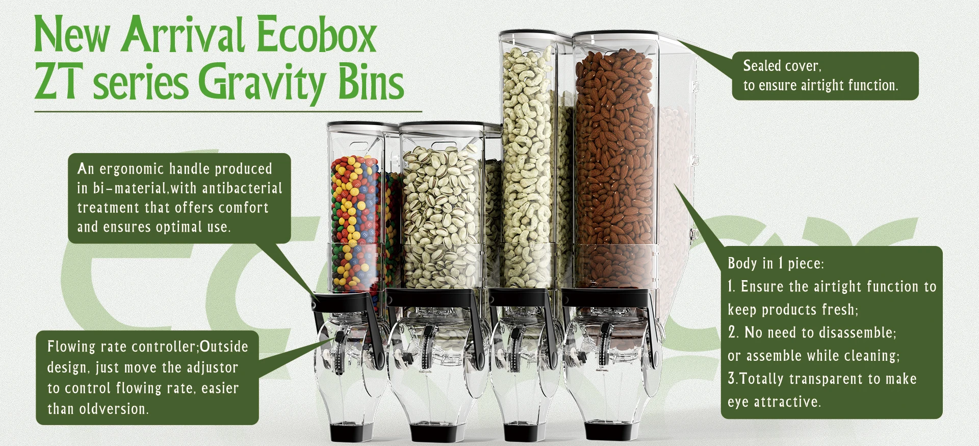ECOBOX Grain Dispenser - Efficient Storage Solutions
