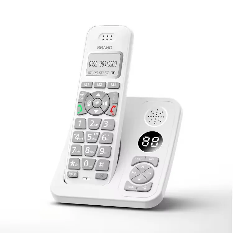 2025 Customized Logo DECT Cordless Phone Expandable Wireless Telephone ...