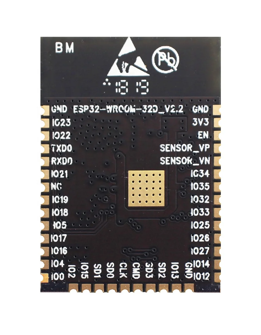 High Quality IC Espressif Origin Esp32 Wroom 32 esp 32 32mbits 4mb Flash Smd Esp32 Module esp32 ...