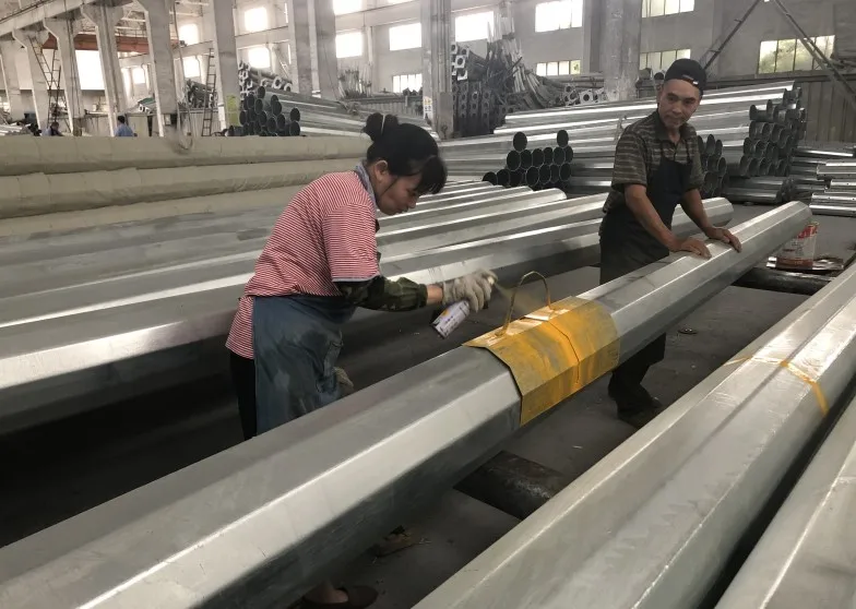 12 Ft Galvanized Steel Electrical Power Pole With Low Price For Sale ...