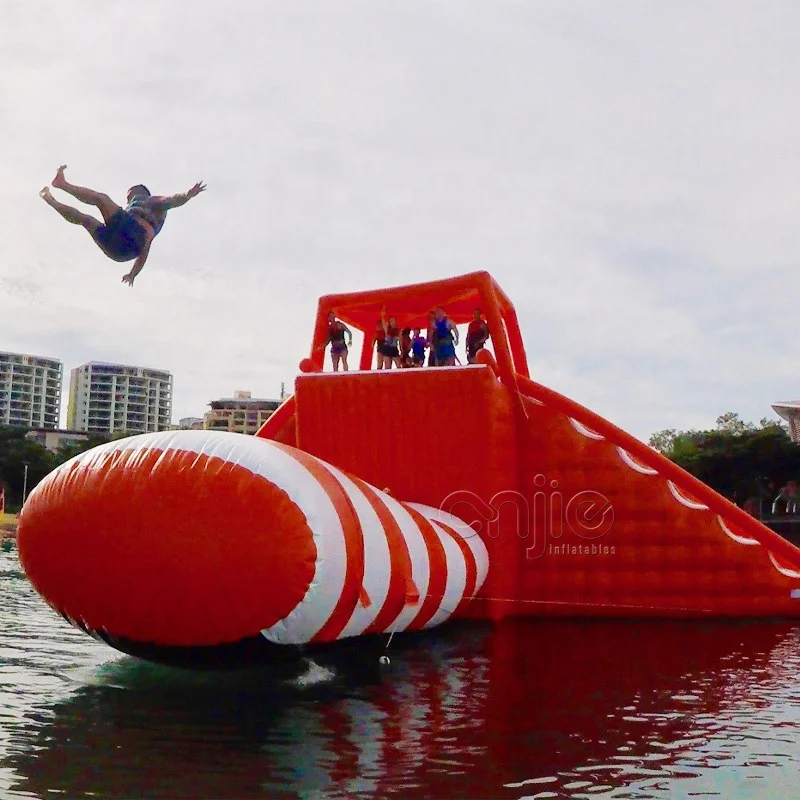 Aqua Toy Lake Floating Inflatable Water Catapult Inflatable Water ...