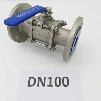 Factory Direct Supply 3pc Stainless Steel Cf3m Ball Valve With Flange ...