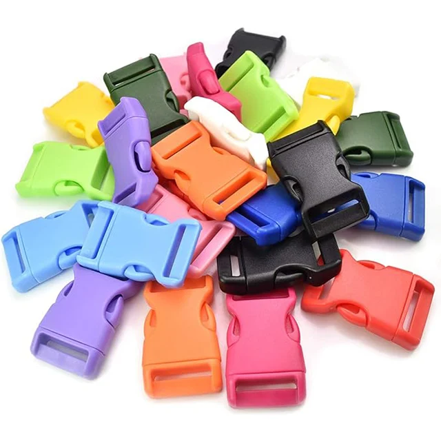 Wholesale plastic quick side release colored buckles high quality kids ...