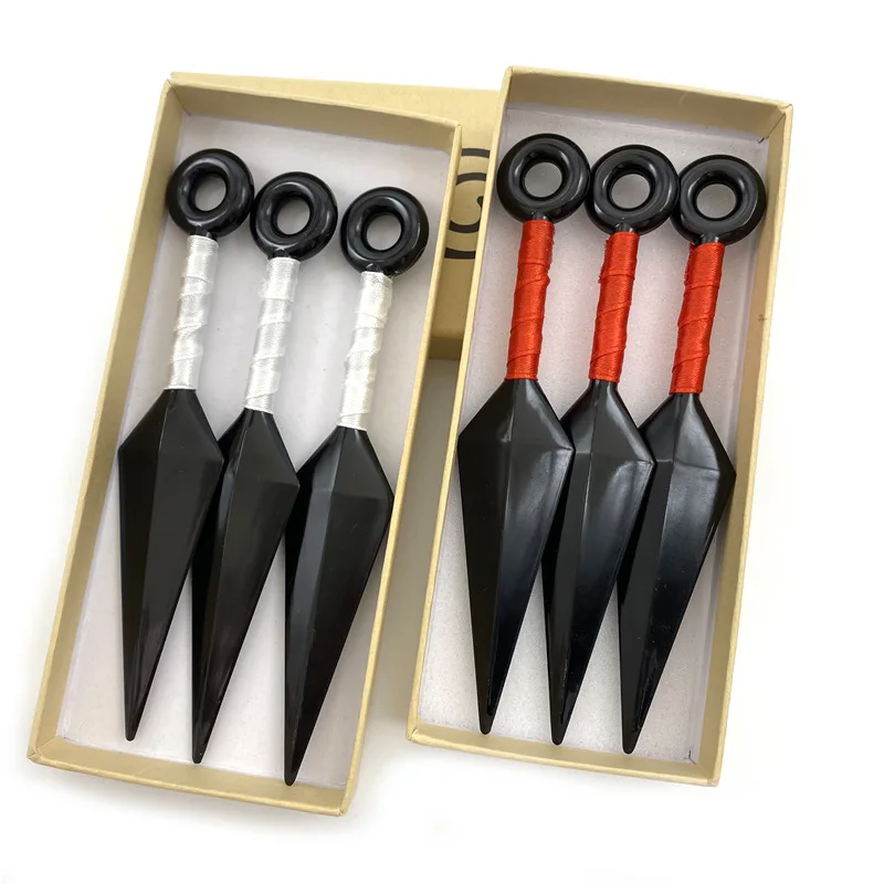 Cosplay 3pcs Set Model Nara Shikamaru Kunai Sword Weapons Ninja Hand ...