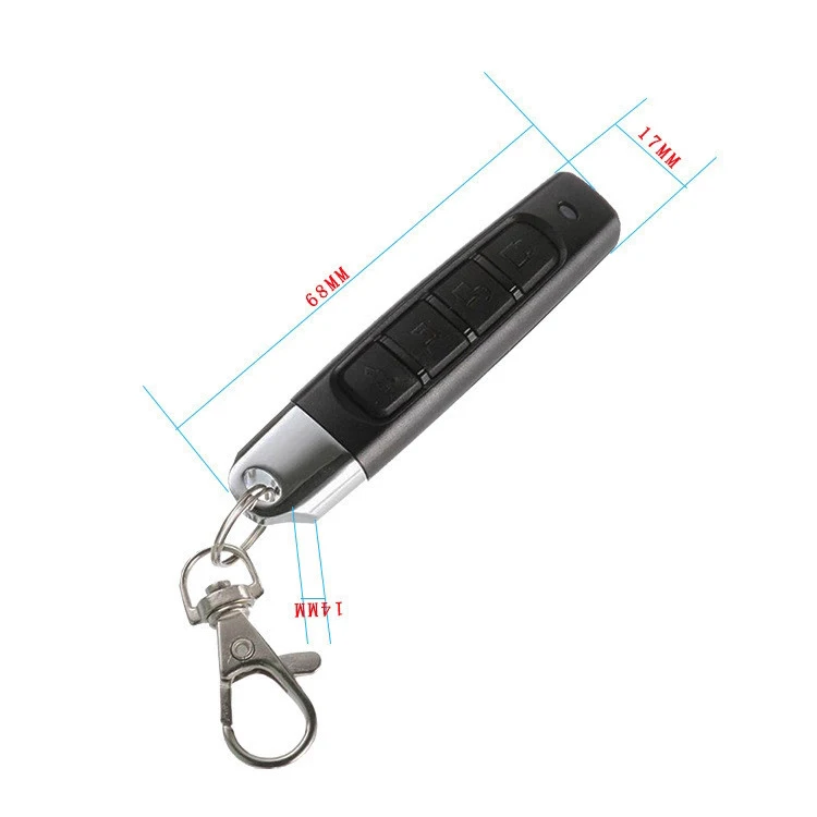 Universal Rf 4 Button Learning Code 433 Mhz Remote Control Wireless Remote Controls For Garage ...