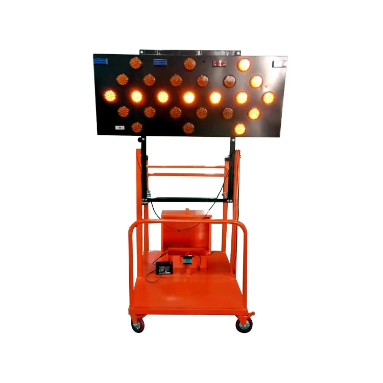 Movable Arrow Light Sign Traffic Warning Light Emergency Boards Sign ...