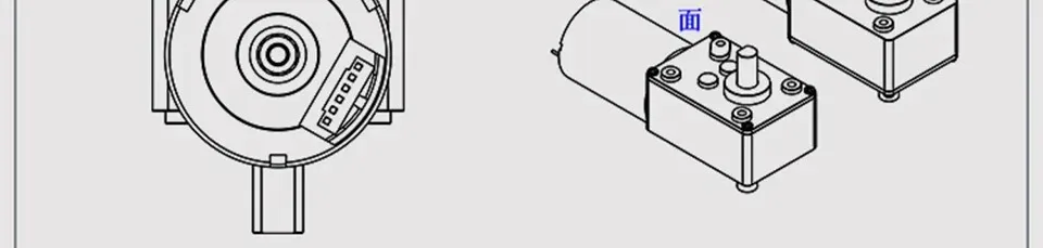 12v 24v Double Output Brushless Motor Dc Worm Gear Motor 5840-3650 ...