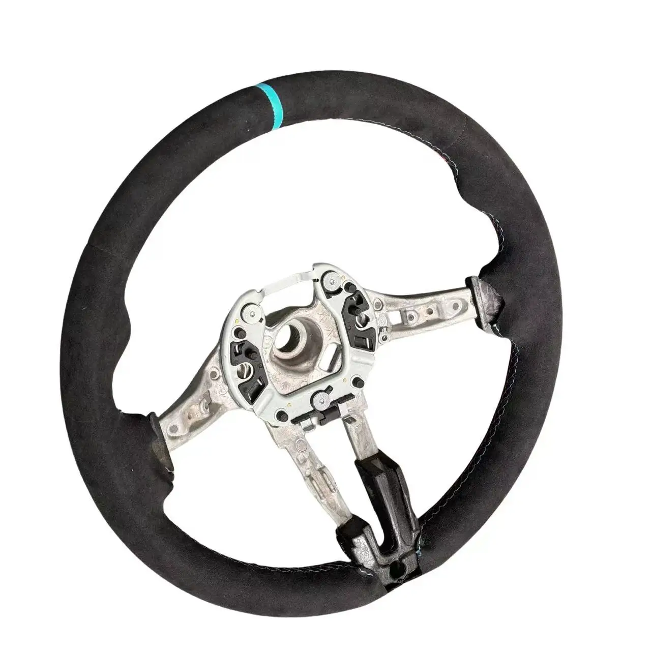 M Sport Volant Lenkrad Half Alcantara 7 Series Upgrade Lci Fur Material ...