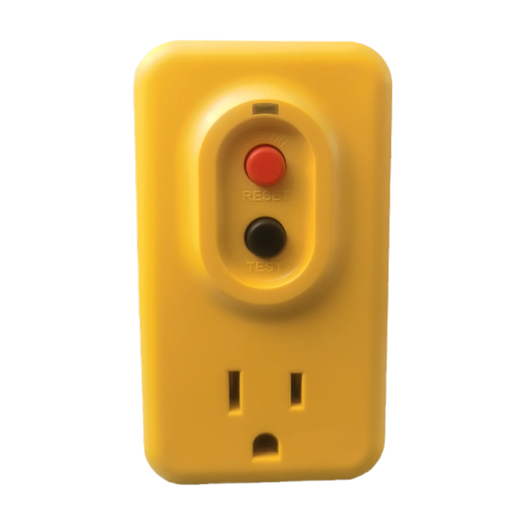 3 Prong Self-Test GFCI Adapter - Reliable Ground Fault Protection