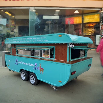 Modern Outdoor Display Cabinet Food Trucks For Sale Movable Food Trucks ...