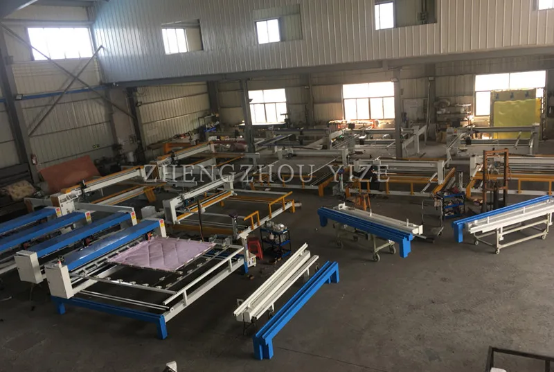 Industrial Computerized Long Arm Single Head Bedding Quilting Machine ...