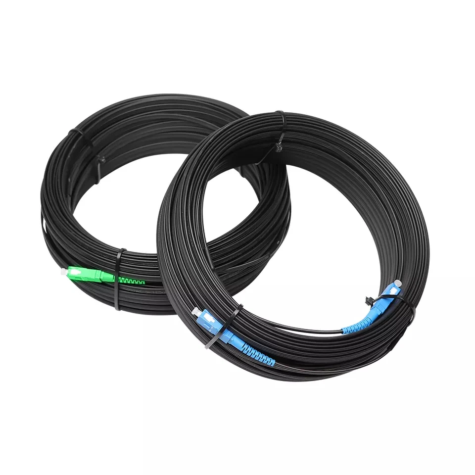 FTTH Drop Fiber Optic Cable Shi-he Patch Cord Supplier 100M Pre ...