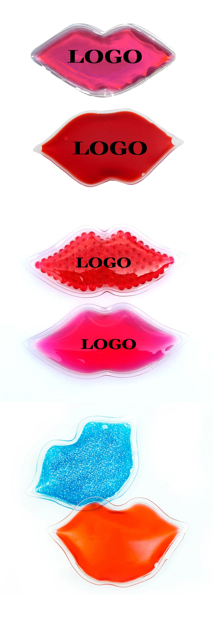 2019 Reusable Lip Ice Pack - Cool Ice Gel with Logo Print