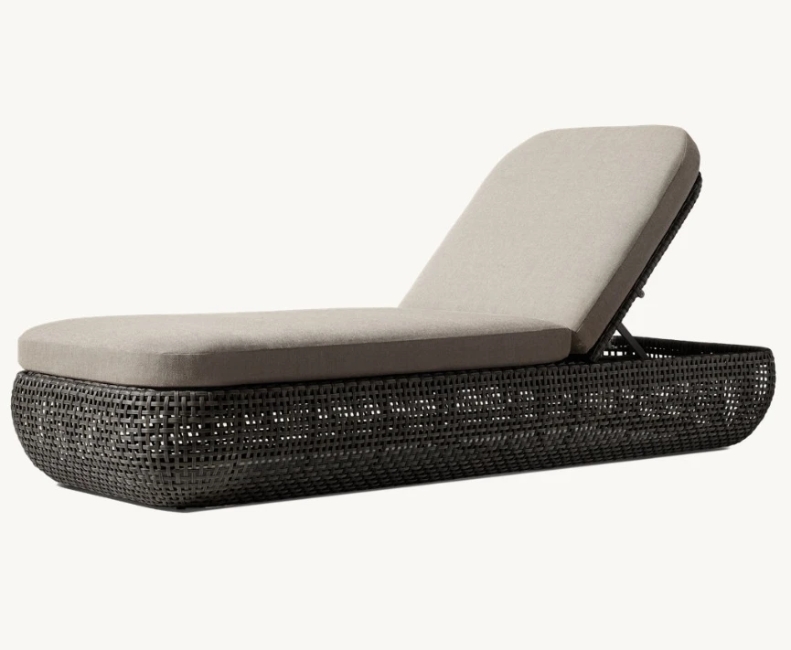 Outdoor sofa Luxury vacation comfortable swimming poolside high-end sun ...