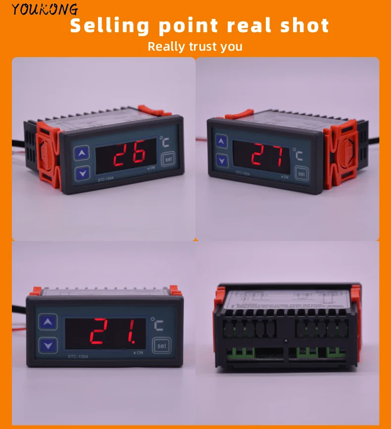 STC-100A Digital Thermometer - Precision Temperature Control