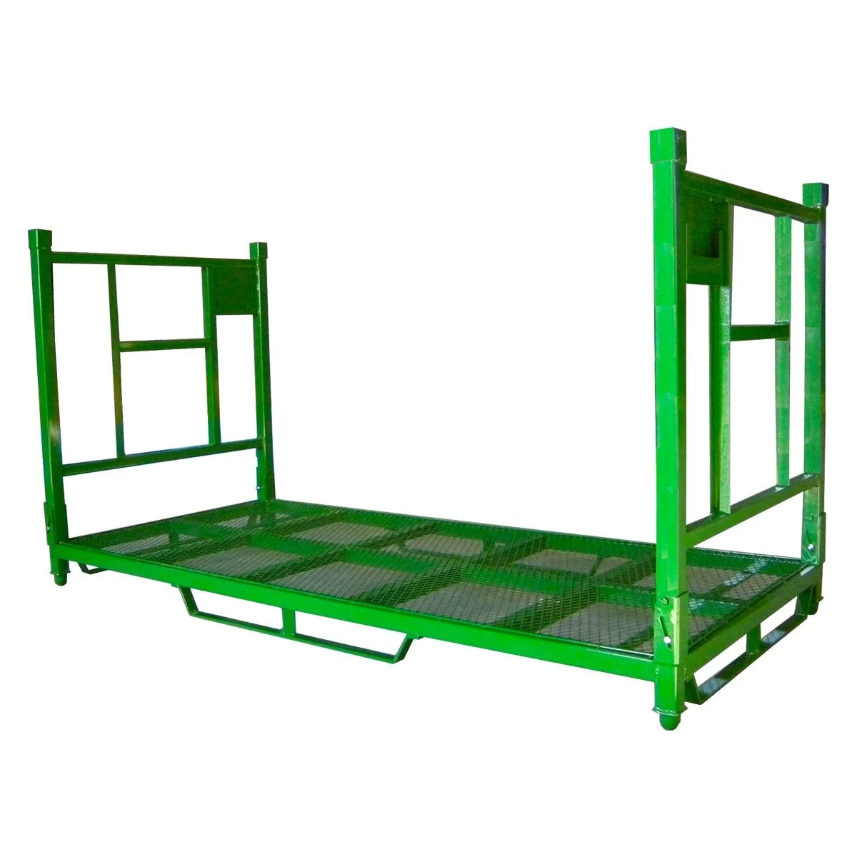 Warehouse Collapsible Stacking Wire Mesh Pallet Truck Tyre Storage ...