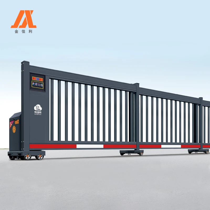 Heavy Duty Sliding Gate Telescopic Electric Driveway Gates Aluminum ...