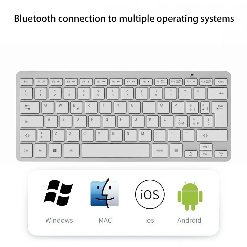 Hot Keyboard Bluetooth Mini Waterproof Silent Bluetooth Ipad Keyboard Office Computer Wireless ...