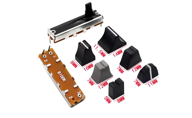 Mono Straight mixer fader B10K slide potentiometer 35mm 10k| Alibaba.com