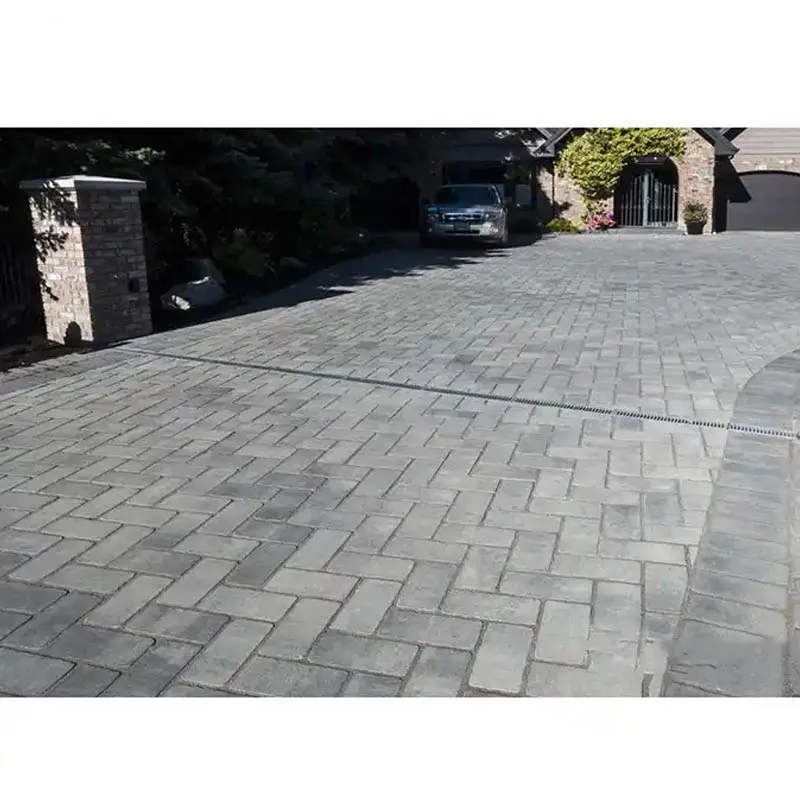 Grey Flamed Natural Stone Interlock Landscape Driveway Granite Paving Stone| Alibaba.com