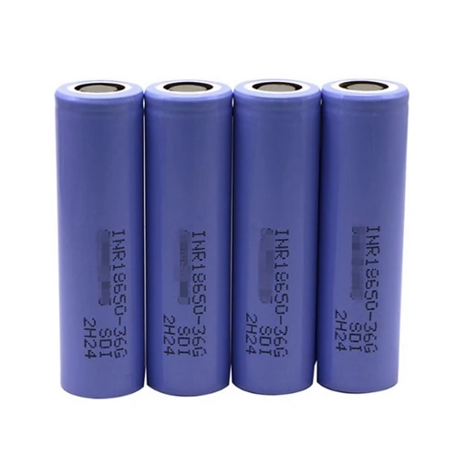 SDI 36G Battery - 3600mah 3.7V Lithium 18650 Individual Box Package