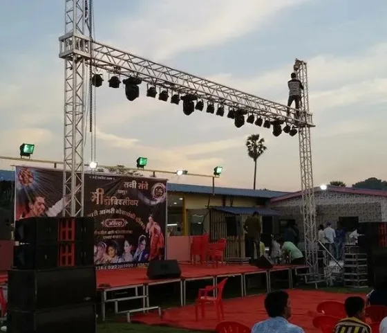 Aluminum Goal Post Lift Lighting Truss Tower Display System Wall ...